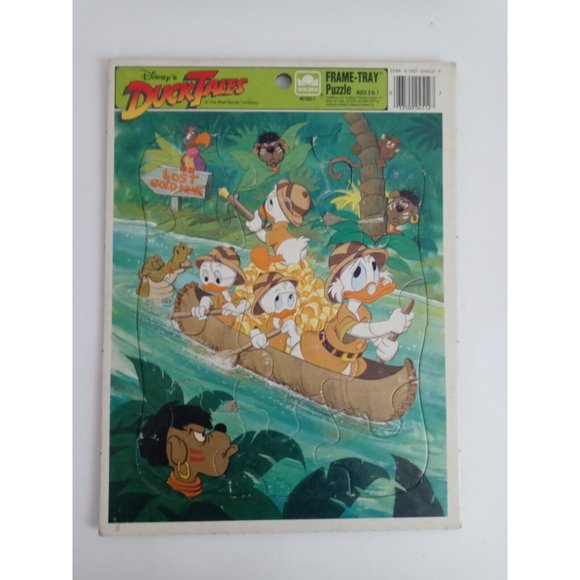 Disney | Toys | Vintage Walt Disneys Ducktales Puzzle Golden Frametray ...